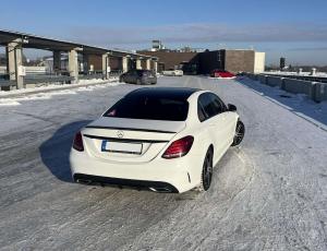 White Mercedes-Benz c-220 2016 in Vilnius, with an engine capacity of 2.14 L and mileage of 183 thousand km for 16900 €, photo 21 on AUTOMOTO.COM.LV