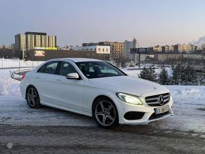 White Mercedes-Benz c-220 2016 in Vilnius, with an engine capacity of 2.14 L and mileage of 171 thousand km for 15000 €, photo 3 on AUTOMOTO.COM.LV