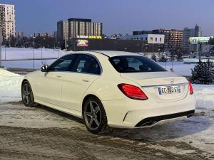 White Mercedes-Benz c-220 2016 in Vilnius, with an engine capacity of 2.14 L and mileage of 171 thousand km for 15000 €, photo 7 on AUTOMOTO.COM.LV