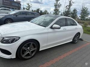 White Mercedes-Benz c-220 2017 in Vilnius, with an engine capacity of 2.14 L and mileage of 230 thousand km for 6200 €, photo  on AUTOMOTO.COM.LV