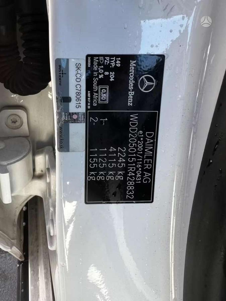 Balts Mercedes-Benz c-220 2019 Prienai, ar dzinēja tilpumu 1.95 L un nobraukumu 209 tūkst. km par 14300 €, foto 21 vietnē AUTOMOTO.COM.LV