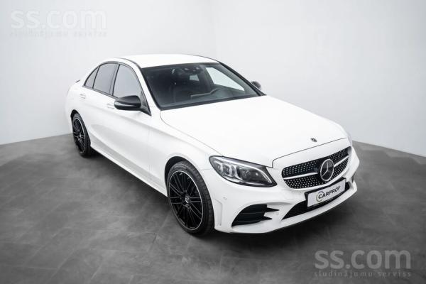 White Mercedes-Benz c-220 2019 in Tallinn, with an engine capacity of 2.00 L and mileage of 130 thousand km for 24999 €, photo 6 on AUTOMOTO.COM.LV