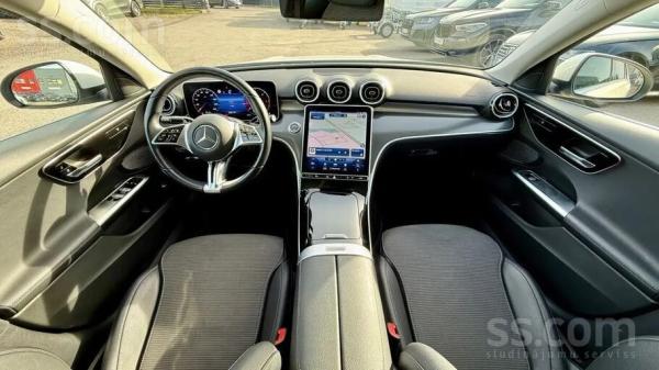 White Mercedes-Benz c-220 2021 in Tallinn, with an engine capacity of 2.00 L and mileage of 80 thousand km for 29899 €, photo 6 on AUTOMOTO.COM.LV