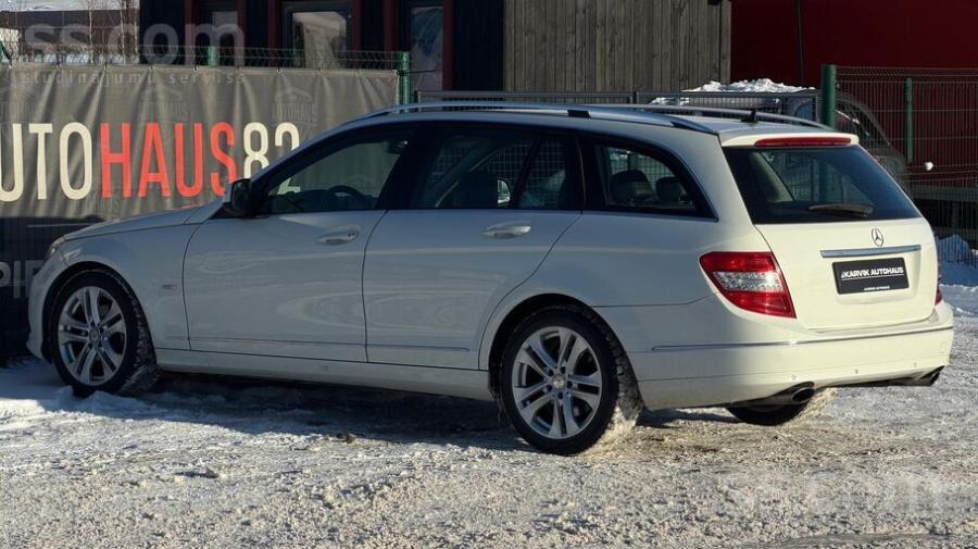 White Mercedes-Benz c-220 2008 in Liepaja, with an engine capacity of 2.20 L and mileage of 335 thousand km for 4950 €, photo 6 on AUTOMOTO.COM.LV