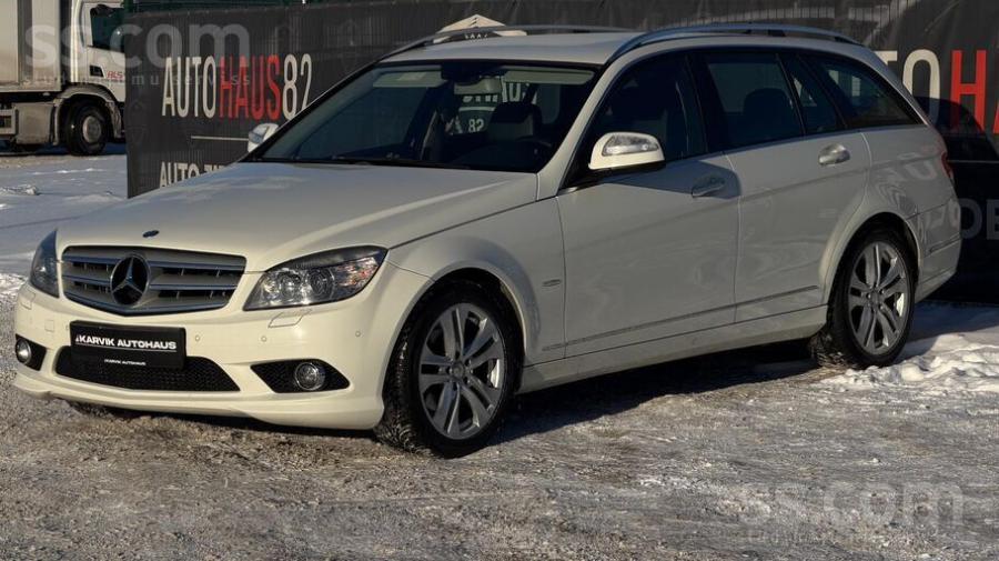 White Mercedes-Benz c-220 2008 in Liepaja, with an engine capacity of 2.20 L and mileage of 335 thousand km for 4950 €, photo 8 on AUTOMOTO.COM.LV