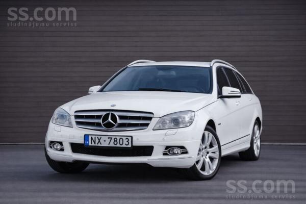 White Mercedes-Benz c-220 2008 in Riga, with an engine capacity of 2.20 L and mileage of 280 thousand km for 4990 €, photo 1 on AUTOMOTO.COM.LV