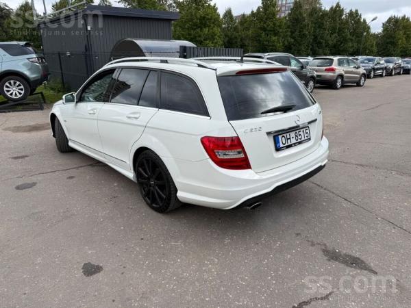 White Mercedes-Benz c-220 2011 in Riga, with an engine capacity of 2.10 L and mileage of 278 thousand km for 6490 €, photo 7 on AUTOMOTO.COM.LV