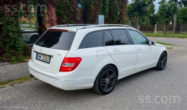 White Mercedes-Benz c-220 2011 in Kraslava, with an engine capacity of 2.10 L and mileage of 370 thousand km for 5500 €, photo 6 on AUTOMOTO.COM.LV