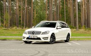 White Mercedes-Benz c-220 2011 in Riga, with an engine capacity of 2.10 L and mileage of 278 thousand km for 6490 €, photo  on AUTOMOTO.COM.LV
