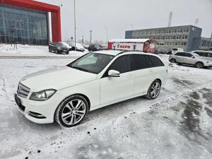 White Mercedes-Benz c-220 2014 in Kaunas, with an engine capacity of 2.20 L and mileage of 170 thousand km for 7250 €, photo 3 on AUTOMOTO.COM.LV