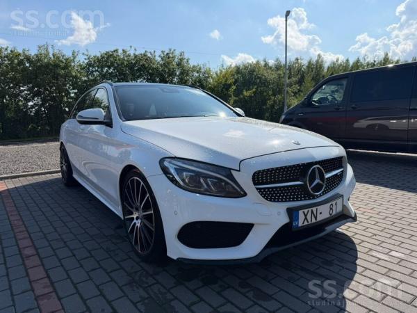 White Mercedes-Benz c-220 2014 in Saldus, with an engine capacity of 2.20 L and mileage of 327 thousand km for 13400 €, photo 1 on AUTOMOTO.COM.LV