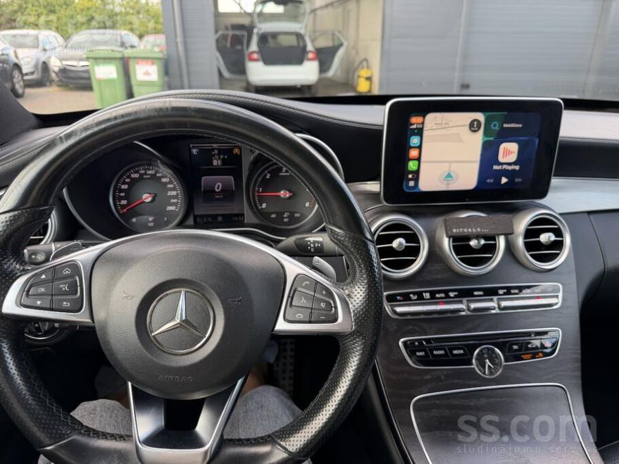 White Mercedes-Benz c-220 2014 in Saldus, with an engine capacity of 2.20 L and mileage of 327 thousand km for 13400 €, photo 3 on AUTOMOTO.COM.LV