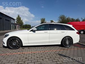 White Mercedes-Benz c-220 2014 in Saldus, with an engine capacity of 2.20 L and mileage of 327 thousand km for 13400 €, photo 6 on AUTOMOTO.COM.LV