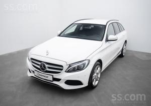 White Mercedes-Benz c-220 2015 in Riga, with an engine capacity of 2.10 L and mileage of 241 thousand km for 10999 €, photo  on AUTOMOTO.COM.LV