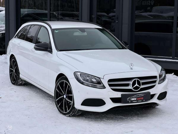 White Mercedes-Benz c-220 2016 in Kedainiai, with an engine capacity of 2.14 L and mileage of 152 thousand km for 12600 €, photo 4 on AUTOMOTO.COM.LV