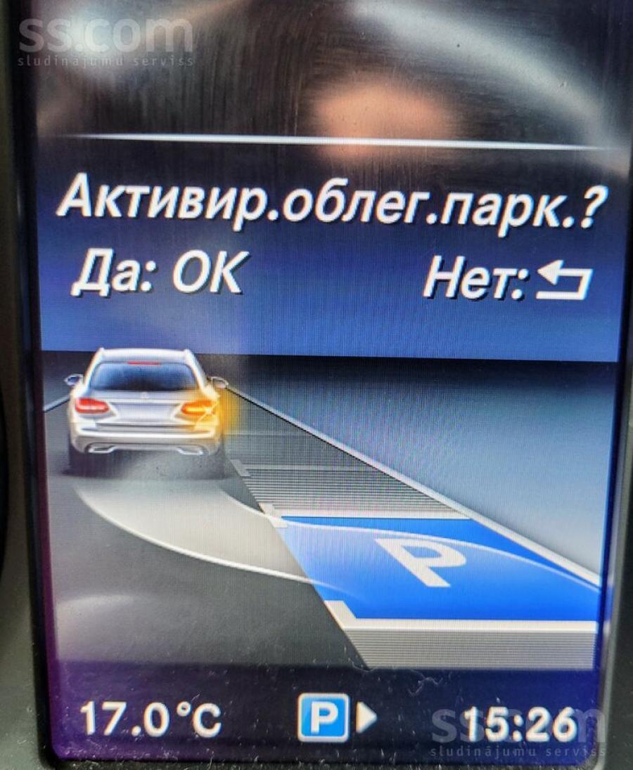 Белый Мерседес Ц 220 2016 в Даугавпилс, объемом двигателя 2.20 л и пробегом 239 тыс. км за 12000 €, фото 15 на AUTOMOTO.COM.LV