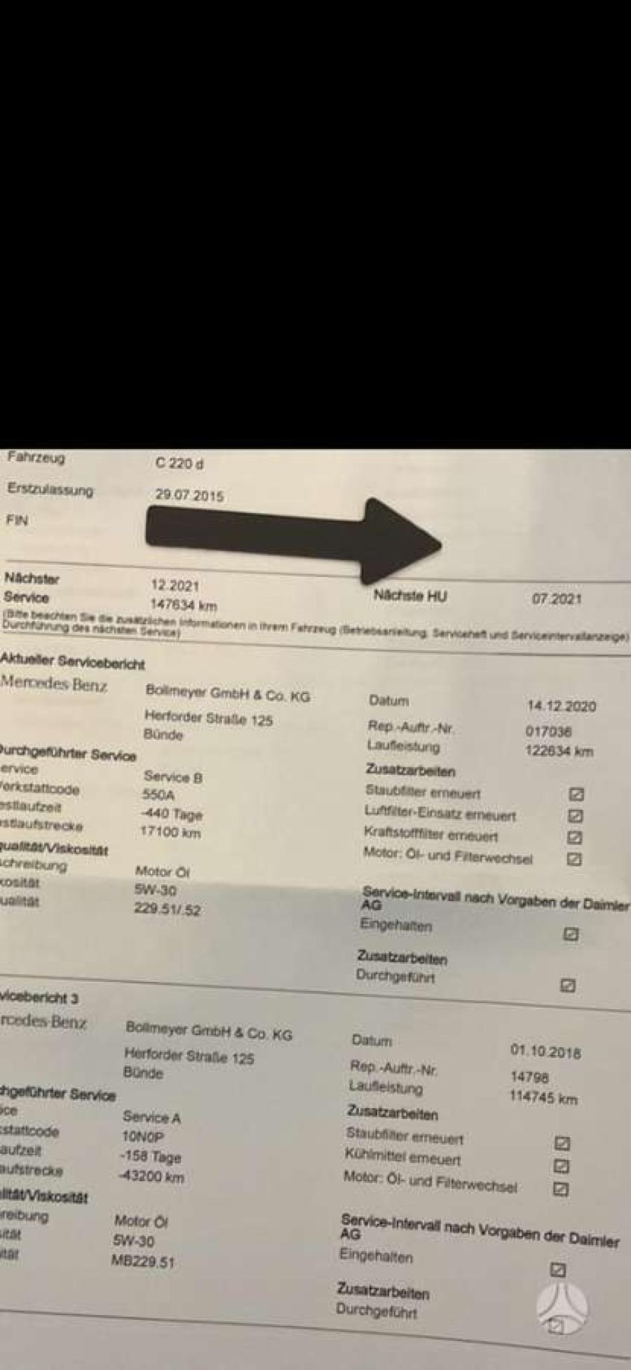 Balts Mercedes-Benz c-220 2016 Raseiniai, ar dzinēja tilpumu 2.20 L un nobraukumu 215 tūkst. km par 13500 €, foto 20 vietnē AUTOMOTO.COM.LV