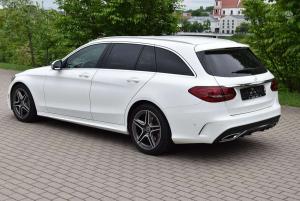 White Mercedes-Benz c-220 2019 in Vilnius, with an engine capacity of 1.95 L and mileage of 262 thousand km for 13000 €, photo 5 on AUTOMOTO.COM.LV