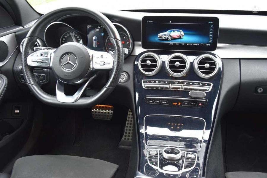White Mercedes-Benz c-220 2019 in Vilnius, with an engine capacity of 1.95 L and mileage of 262 thousand km for 13000 €, photo 15 on AUTOMOTO.COM.LV
