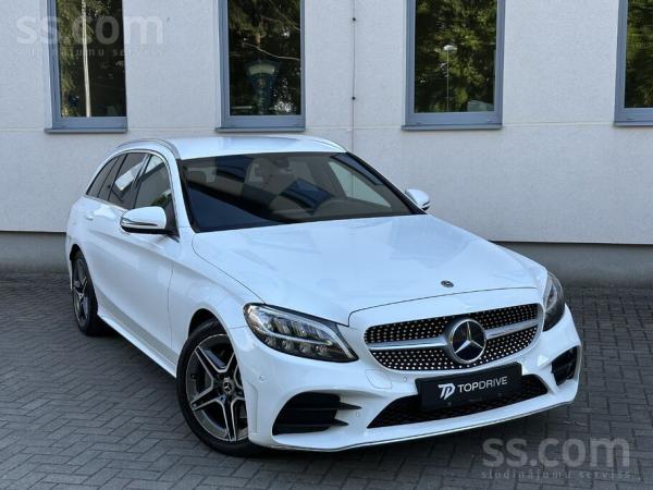 White Mercedes-Benz c-220 2019 in Jelgava, with an engine capacity of 2.00 L and mileage of 264 thousand km for 17500 €, photo 1 on AUTOMOTO.COM.LV