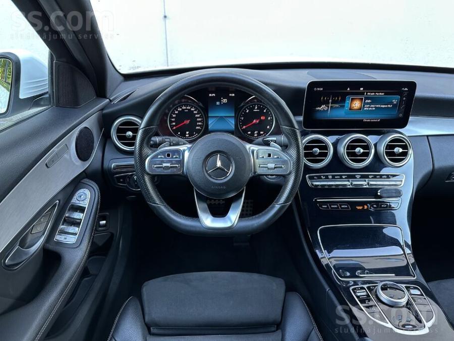 Белый Мерседес Ц 220 2019 в Елгава, объемом двигателя 2.00 л и пробегом 264 тыс. км за 17500 €, фото 14 на AUTOMOTO.COM.LV