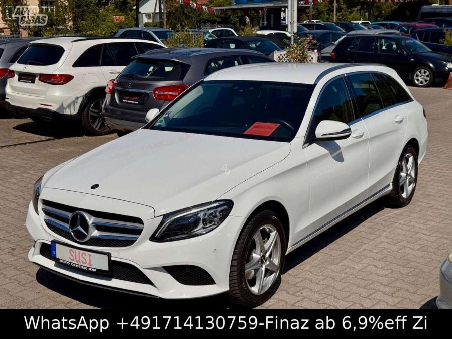 White Mercedes-Benz c-220 2020 in Kaunas, with an engine capacity of 2.00 L and mileage of 73 thousand km for 27540 €, photo 1 on AUTOMOTO.COM.LV