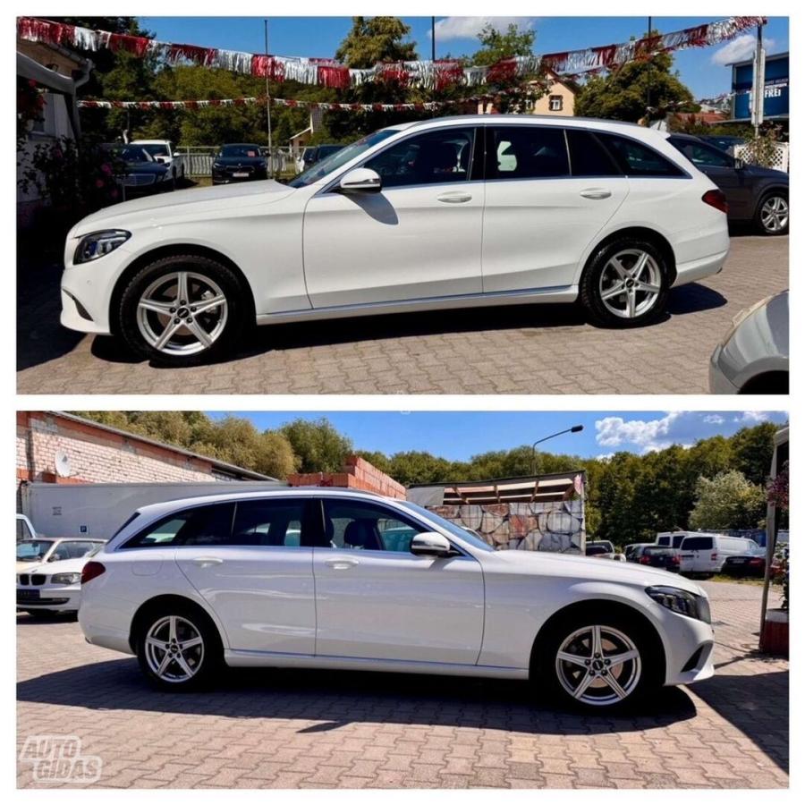 White Mercedes-Benz c-220 2020 in Kaunas, with an engine capacity of 2.00 L and mileage of 73 thousand km for 27540 €, photo 12 on AUTOMOTO.COM.LV