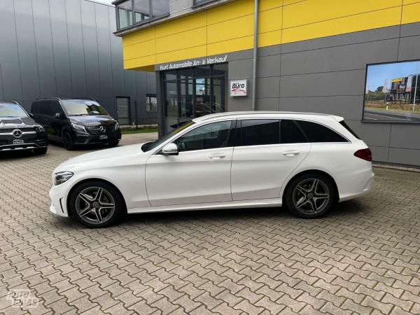 White Mercedes-Benz c-220 2020 in Kaunas, with an engine capacity of 2.00 L and mileage of 88 thousand km for 33209 €, photo 3 on AUTOMOTO.COM.LV