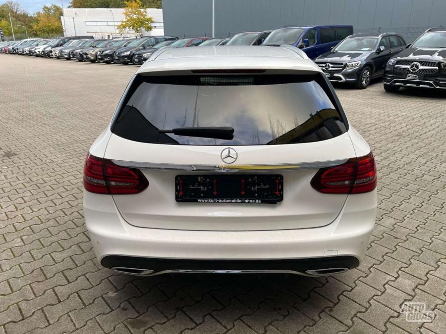 White Mercedes-Benz c-220 2020 in Kaunas, with an engine capacity of 2.00 L and mileage of 88 thousand km for 33209 €, photo 5 on AUTOMOTO.COM.LV