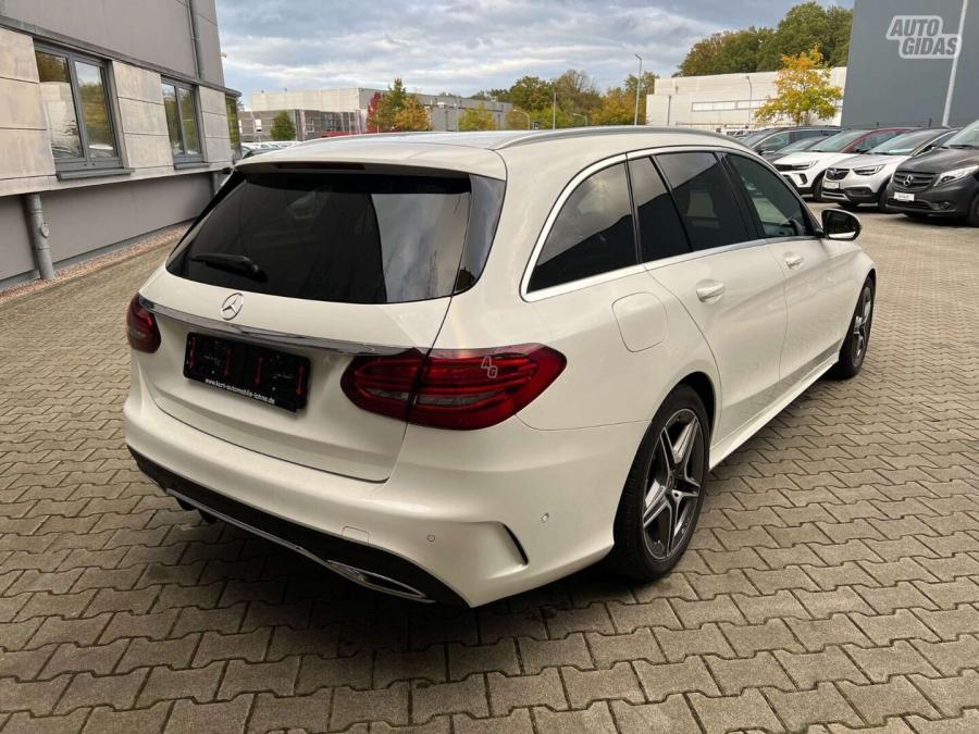 White Mercedes-Benz c-220 2020 in Kaunas, with an engine capacity of 2.00 L and mileage of 88 thousand km for 33209 €, photo 6 on AUTOMOTO.COM.LV