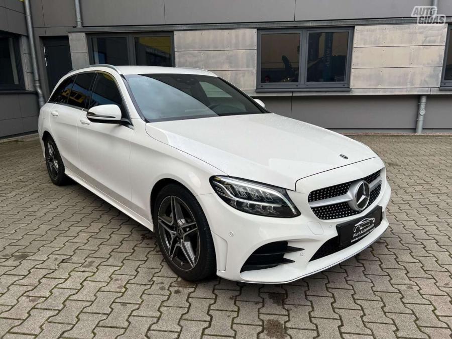 White Mercedes-Benz c-220 2020 in Kaunas, with an engine capacity of 2.00 L and mileage of 88 thousand km for 33209 €, photo 8 on AUTOMOTO.COM.LV