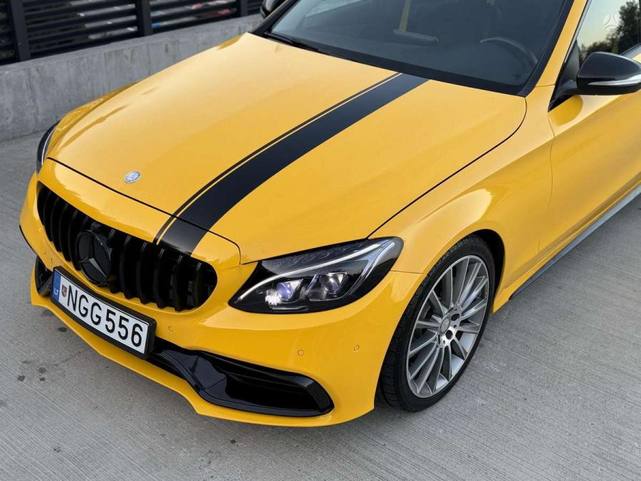 Yellow Mercedes-Benz c-220 2014 in Vilnius, with an engine capacity of 2.14 L and mileage of 300 thousand km for 11999 €, photo 3 on AUTOMOTO.COM.LV