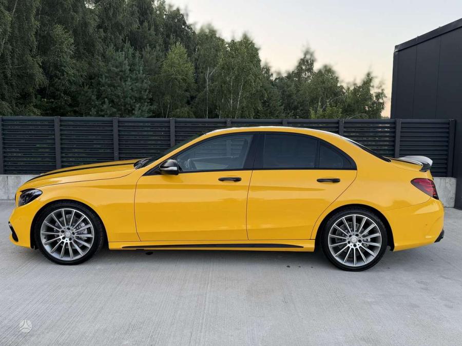 Yellow Mercedes-Benz c-220 2014 in Vilnius, with an engine capacity of 2.14 L and mileage of 300 thousand km for 11999 €, photo 10 on AUTOMOTO.COM.LV