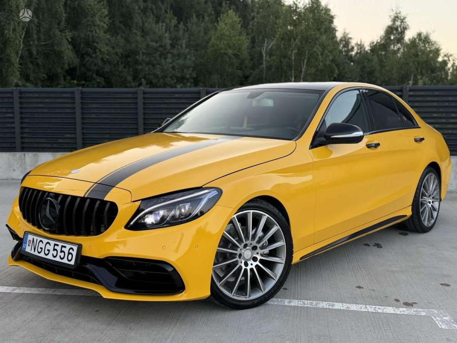 Yellow Mercedes-Benz c-220 2014 in Vilnius, with an engine capacity of 2.14 L and mileage of 300 thousand km for 11999 €, photo 13 on AUTOMOTO.COM.LV