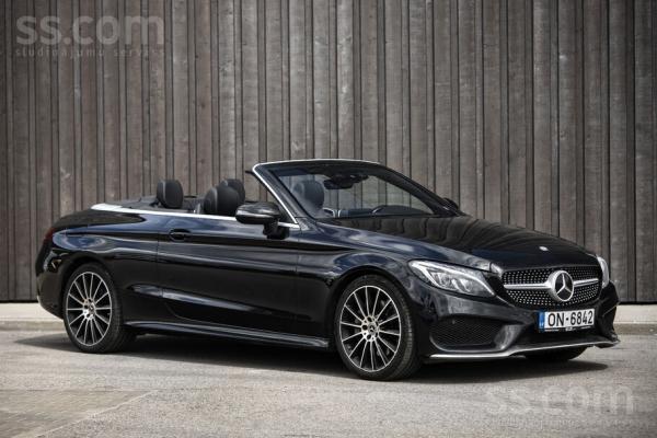 Black Mercedes-Benz C 250 2016 in Tukums, with an engine capacity of 2.20 L and mileage of 266 thousand km for 18990 €, photo 1 on AUTOMOTO.COM.LV