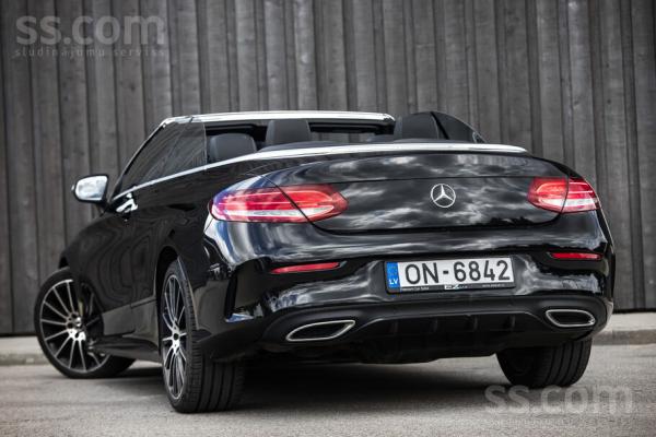 Black Mercedes-Benz C 250 2016 in Tukums, with an engine capacity of 2.20 L and mileage of 266 thousand km for 18990 €, photo 8 on AUTOMOTO.COM.LV