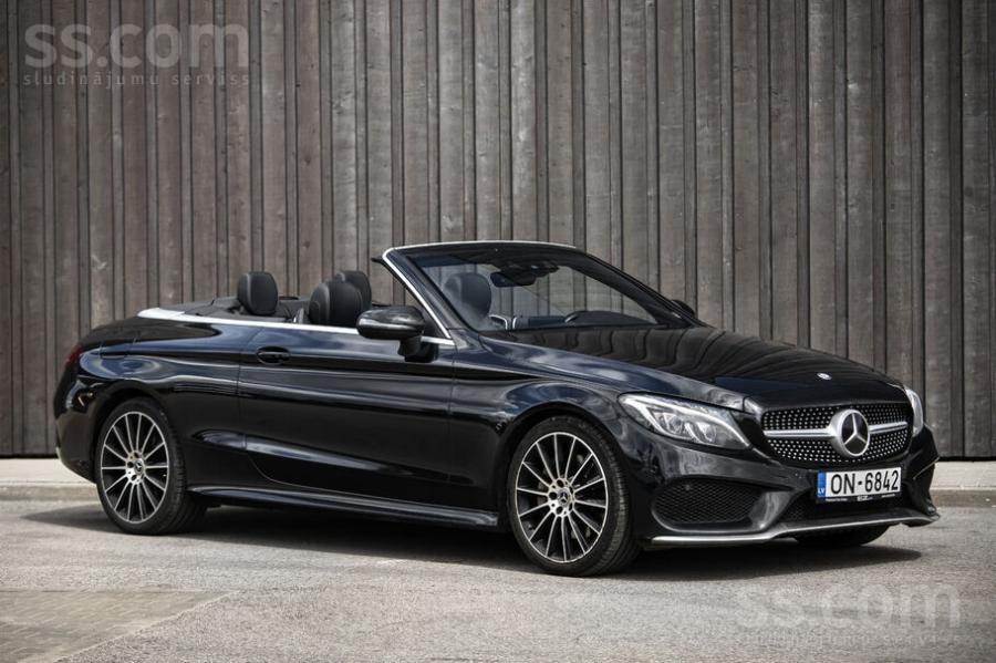 Black Mercedes-Benz C 250 2016 in Tukums, with an engine capacity of 2.20 L and mileage of 266 thousand km for 18990 €, photo 1 on AUTOMOTO.COM.LV