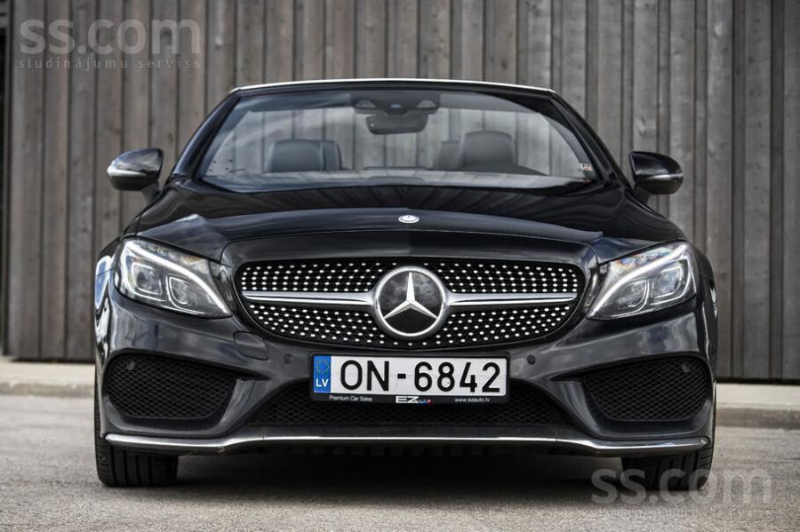 Black Mercedes-Benz C 250 2016 in Tukums, with an engine capacity of 2.20 L and mileage of 266 thousand km for 18990 €, photo 3 on AUTOMOTO.COM.LV