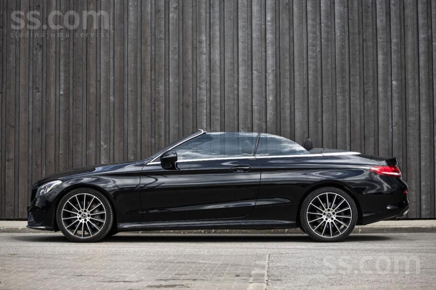 Black Mercedes-Benz C 250 2016 in Tukums, with an engine capacity of 2.20 L and mileage of 266 thousand km for 18990 €, photo 6 on AUTOMOTO.COM.LV