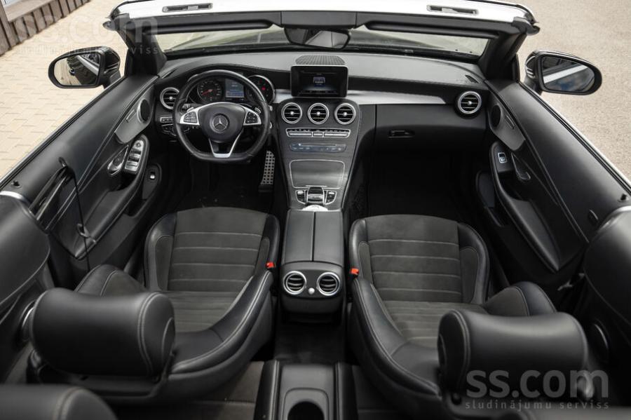 Black Mercedes-Benz C 250 2016 in Tukums, with an engine capacity of 2.20 L and mileage of 266 thousand km for 18990 €, photo 14 on AUTOMOTO.COM.LV