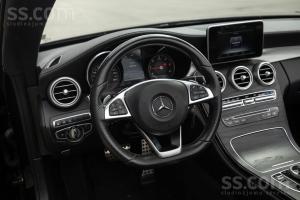 Black Mercedes-Benz C 250 2016 in Tukums, with an engine capacity of 2.20 L and mileage of 266 thousand km for 18990 €, photo 16 on AUTOMOTO.COM.LV