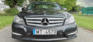 Black Mercedes-Benz C 250 2012 in Riga, with an engine capacity of 2.20 L and mileage of 210 thousand km for 9500 €, photo 3 on AUTOMOTO.COM.LV