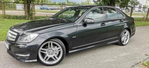 Black Mercedes-Benz C 250 2012 in Riga, with an engine capacity of 2.20 L and mileage of 210 thousand km for 9500 €, photo 5 on AUTOMOTO.COM.LV