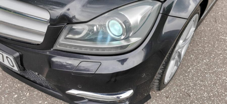 Black Mercedes-Benz C 250 2012 in Riga, with an engine capacity of 2.20 L and mileage of 210 thousand km for 9500 €, photo 16 on AUTOMOTO.COM.LV