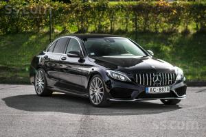 Black Mercedes-Benz C 250 2015 in Riga, with an engine capacity of 2.20 L and mileage of 188 thousand km for 16500 €, photo 3 on AUTOMOTO.COM.LV