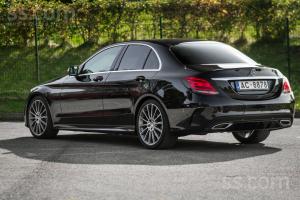 Black Mercedes-Benz C 250 2015 in Riga, with an engine capacity of 2.20 L and mileage of 188 thousand km for 16500 €, photo 4 on AUTOMOTO.COM.LV