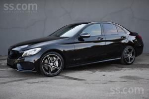 Black Mercedes-Benz C 250 2015 in Jelgava, with an engine capacity of 2.20 L and mileage of 203 thousand km for 17500 €, photo  on AUTOMOTO.COM.LV