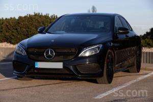 Black Mercedes-Benz C 250 2015 in Riga, with an engine capacity of 2.00 L and mileage of 104 thousand km for 19600 €, photo  on AUTOMOTO.COM.LV
