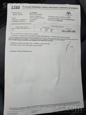 Черный Мерседес Ц 250 2013 в Юрмала, объемом двигателя 2.10 л и пробегом 266 тыс. км за 9850 €, фото 14 на AUTOMOTO.COM.LV
