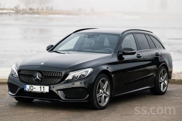 Black Mercedes-Benz C 250 2016 in Liepaja, with an engine capacity of 2.10 L and mileage of 0 thousand km for 15499 €, photo 1 on AUTOMOTO.COM.LV